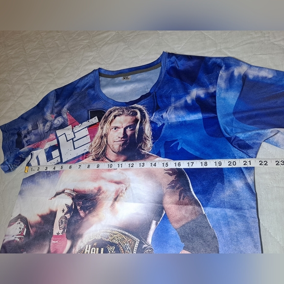 WWE | Shirts | Rare Edge Wwe Wrestling Tshirt Adult Xl Unisex Blue ...